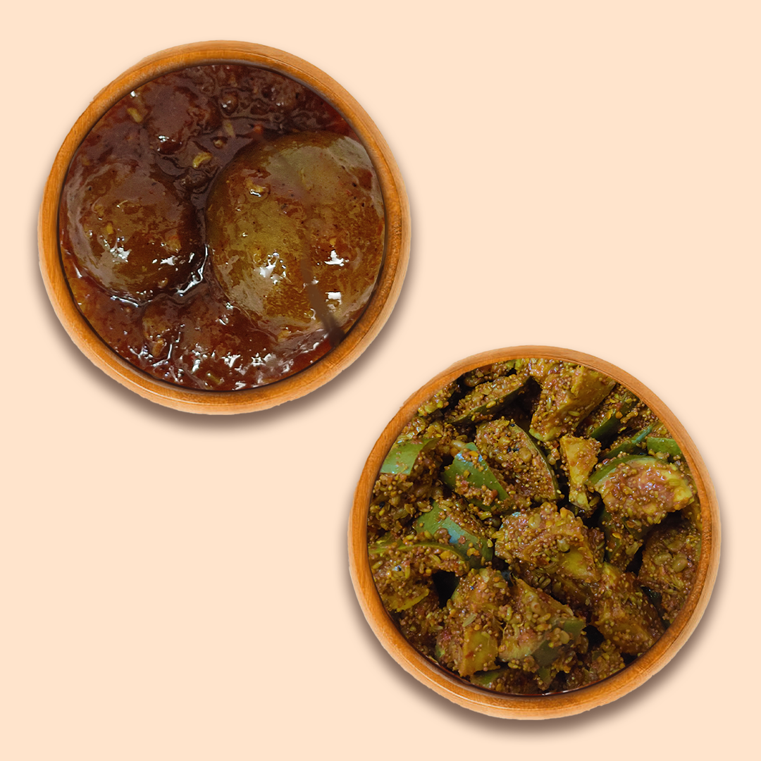 Oil Free Pickle Combo - Mango Pickle and Sweet Lemon Pickle | Homemade ...