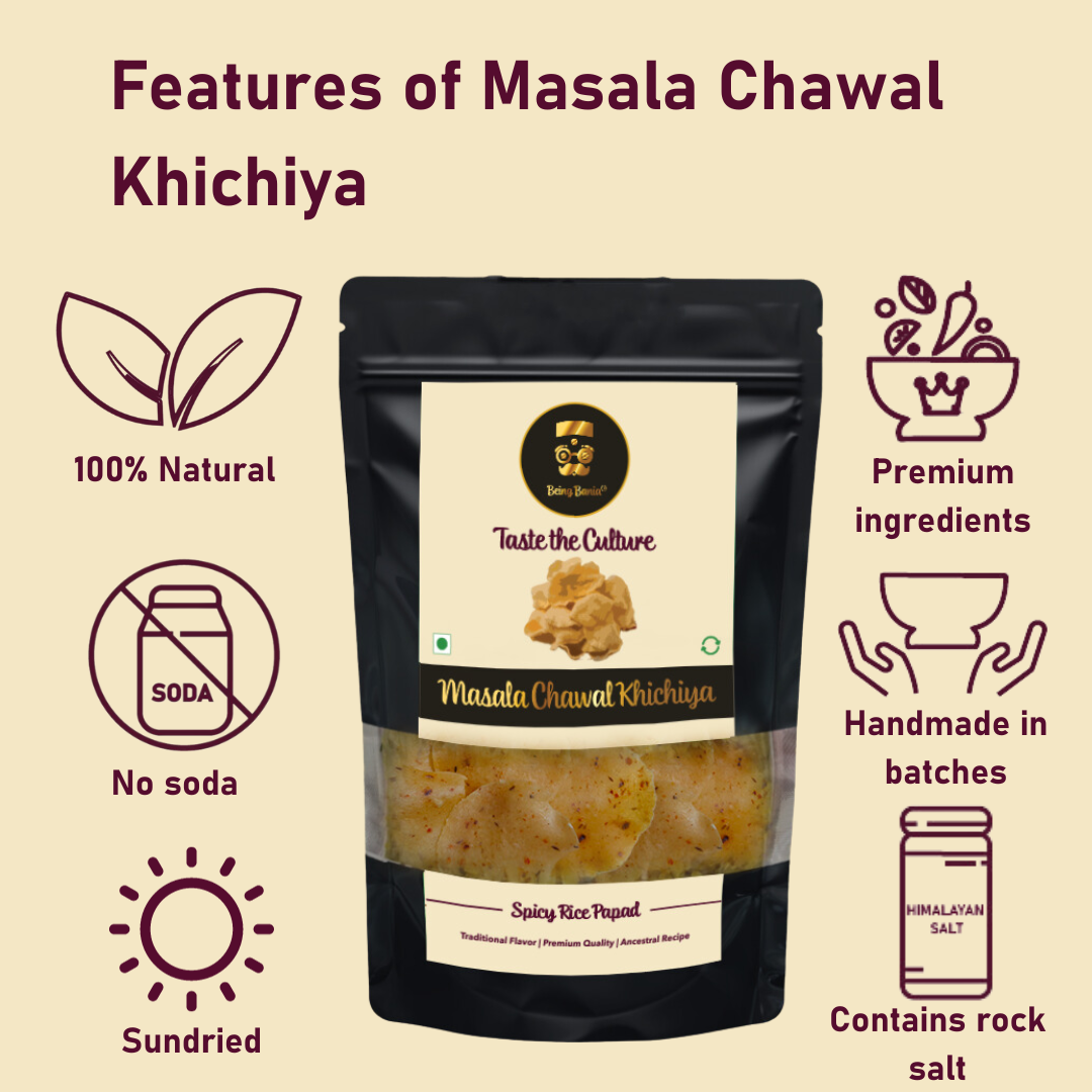 Masala and Jeera Chawal Khichiya | Handmade and Homemade Rice Papad ...