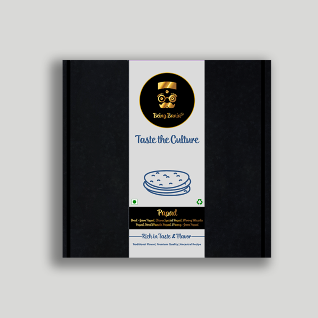 Assorted Pack of Papad | 5 Flavors in One Box | Handmade – Being Bania