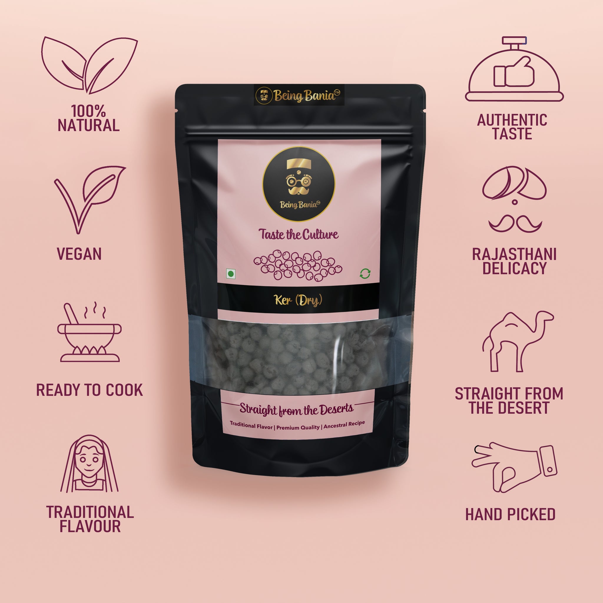 Rajasthani Dry Ker | Dry Vegetable | Kair Sangri | Free Recipe on Pack ...