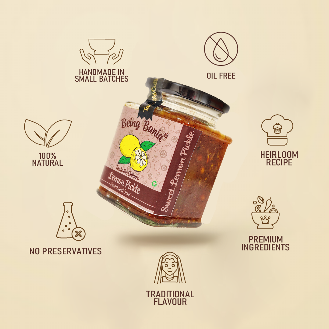 Lemon Pickle with the Special Flavor of Hing – Being Bania