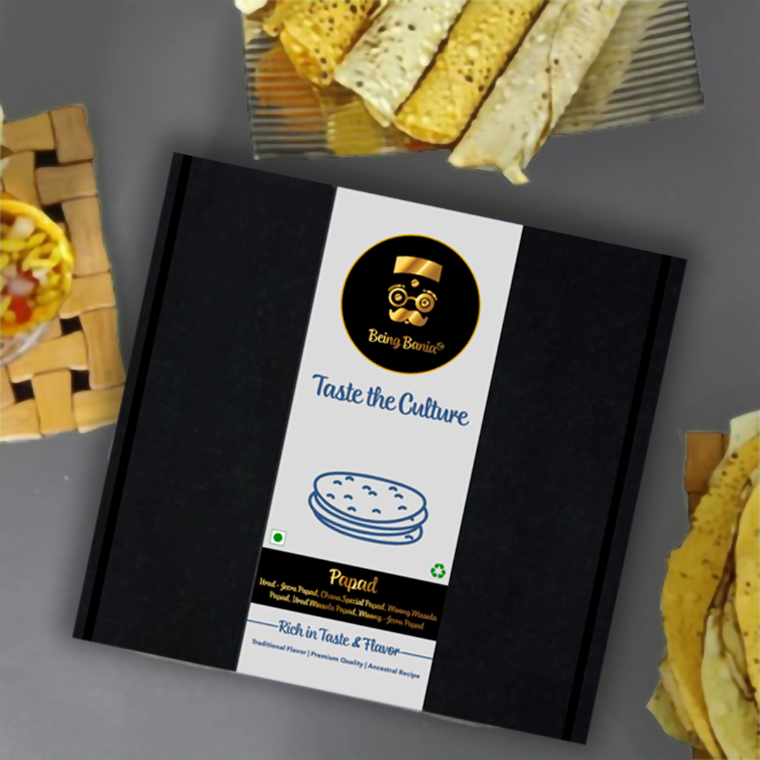 Assorted Pack of Papad | 5 Flavors in One Box | Handmade – Being Bania